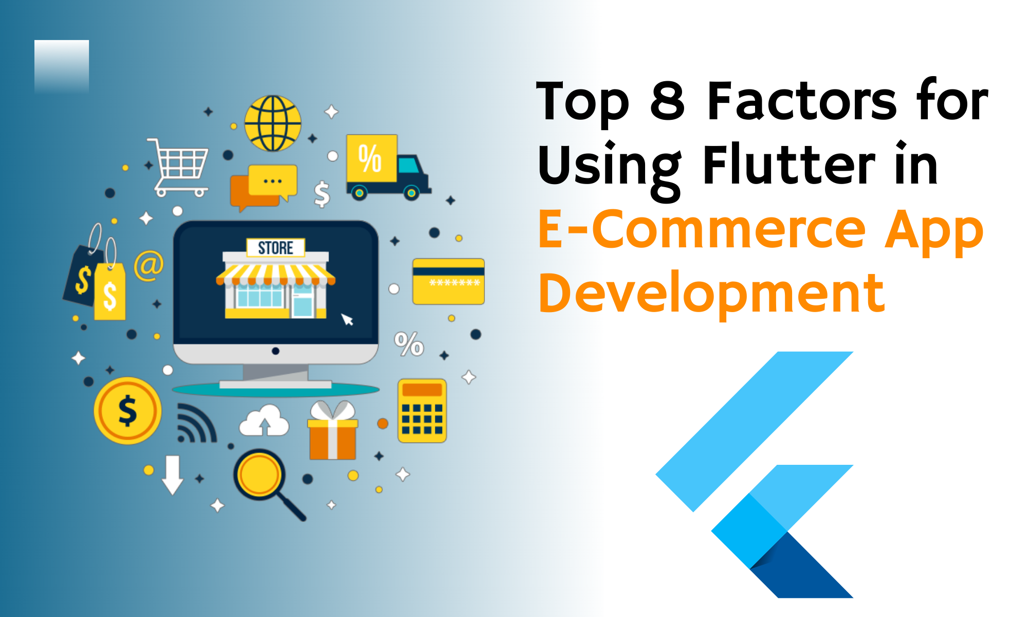 Top 8 Factors for Using Flutter in E-Commerce App Development - HR Tech LLC